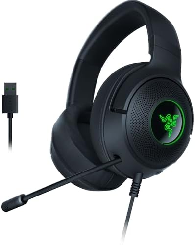 Razer Kraken V3 X Wired USB Gaming Headset: Lightweight Build - Trifor ...