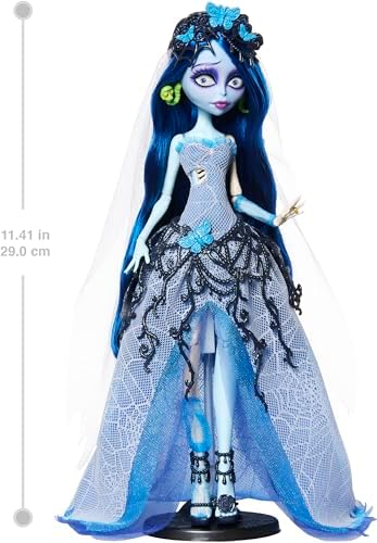 Monster High Skullector Doll, Corpse Bride Emily Collectible in Gothic ...