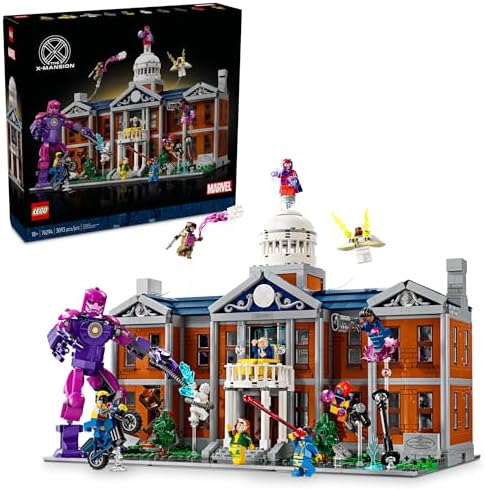 LEGO Marvel X-Men The X-Mansion Building Set - Marvel Collectibles DIY ...