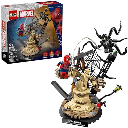 LEGO Marvel Epic Battle: Spider-Man vs. Sandman Building Toy for Boys ...