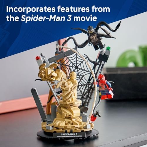 LEGO Marvel Epic Battle: Spider-Man vs. Sandman Building Toy for Boys ...