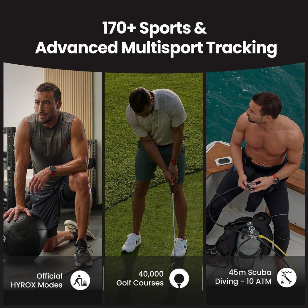 Amazfit Balance 2 - Reloj inteligente con cristal de zafiro, GPS de do ...