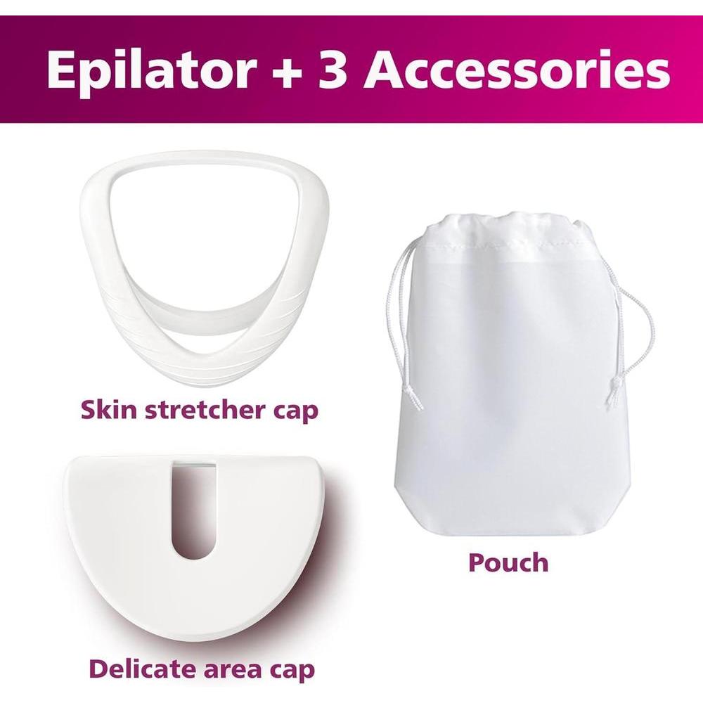 Philips Depiladora Serie 8000 para Mujer, eficiente con discos cerámic ...