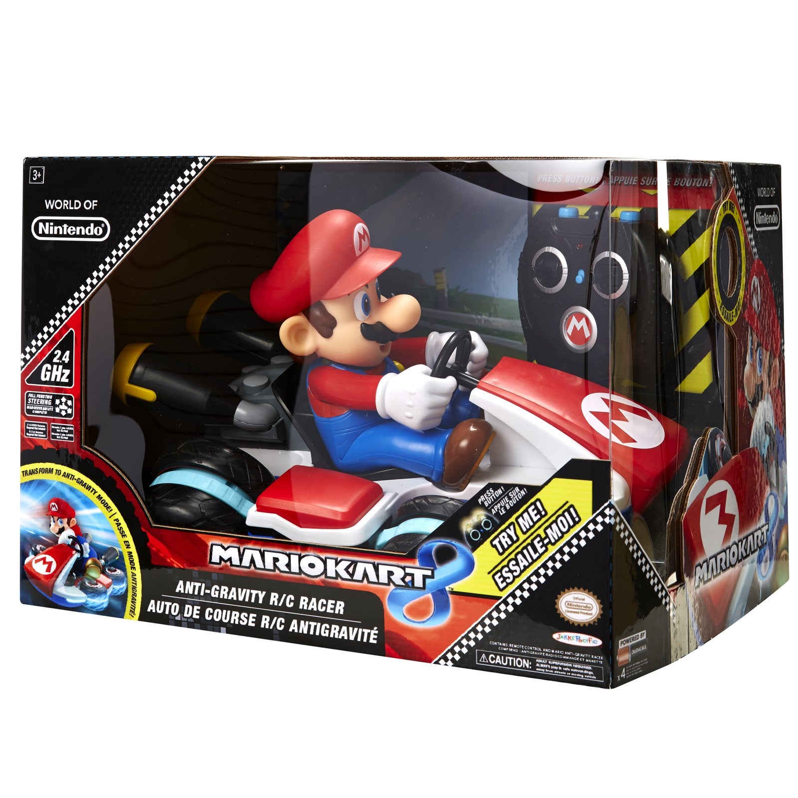 Nintendo Super Mario Anti Gravity Extra Large RC Racer Remote Control ...
